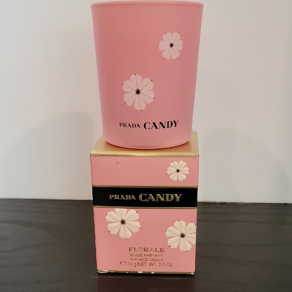 Prada | Accents | Prada Candy Florale Fragrance Candle Baby Pink Flower ...